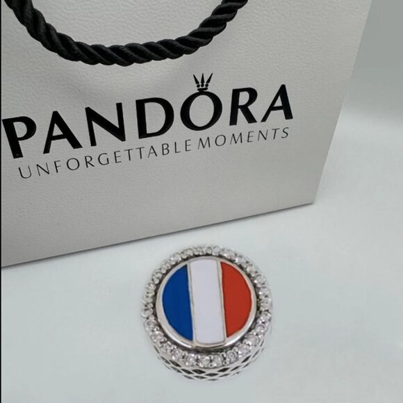 Pandora | Jewelry | Pandora France Flag Bead Charm Travel Destination ...